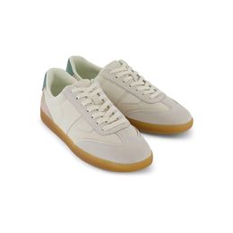 Toms Shoes TOMS Leder-Sneakers in Creme/ Rosa/ Gr&uuml;n - 52% | Gr&ouml;&szlig;e 40 | Damen-sneakers
