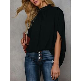 Milan Kiss Bluse in Schwarz - 66% | Gr&ouml;&szlig;e S | Damen-blusen