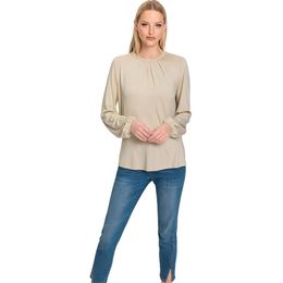 Heine Bluse in Beige - 72% | Gr&ouml;&szlig;e 48 | Damen-tops