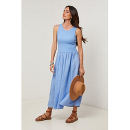 Le Monde du Lin Kleid in Blau - 65% | Gr&ouml;&szlig;e 40/42 | Damen-kleider