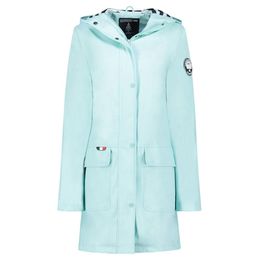Geographical Norway Parka "Curieuse" in T&uuml;rkis - 61% | Gr&ouml;&szlig;e S | Damenjacken