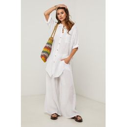 Fleur de Lin Tunika in Wei&szlig; - 67% | Gr&ouml;&szlig;e M | Damen-blusen