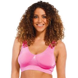 MAGIC BODYFASHION Bustier in Pink - 25% | Gr&ouml;&szlig;e M | Damen-bhs
