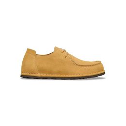 Birkenstock Leder-Schn&uuml;rschuhe "Utti" in Hellbraun - 34% | Gr&ouml;&szlig;e 36 | Damen-schnuerschuhe