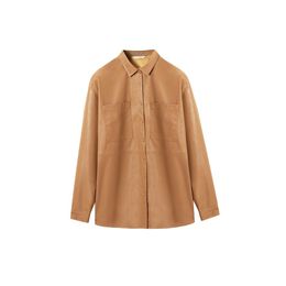 TATUUM Hemd in Camel - 62% | Gr&ouml;&szlig;e L | Damen-blusen