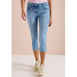 Cecil Jeans-Caprihose in Hellblau - 56% | Gr&ouml;&szlig;e W28/L22 | Damenhosen