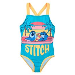 Lilo and Stitch Lilo & Stitch Badeanzug "Lilo et Stich" in Blau/ Gelb - 41% | Gr&ouml;&szlig;e 116 | Kinder-bademode
