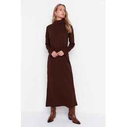 Trendyol Kleid in Braun - 34% | Gr&ouml;&szlig;e M | Damen-kleider