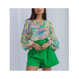 Milan Kiss Bluse in Bunt - 53% | Gr&ouml;&szlig;e S | Damen-blusen