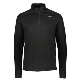 Mizuno Funktionsshirt "Warmalite" in Schwarz - 52% | Gr&ouml;&szlig;e L | Herren-sportshirts