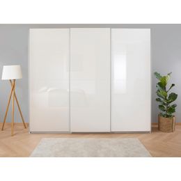 Kleiderschrank OTTO HOME "Mehrzweckschrank Aktenschrank M&ouml;bel Mietswohnung Schlafzimmer KOLUNA", wei&szlig; (alpinwei&szlig;, hochglanz wei&szlig;), B:271cm H:210cm T:62cm, Holzwerkstoff, Schr&auml;nke, Kleiderschrank, Breiten 203/271/315/360cm H&ouml;hen 210/229 Hochglanzfront MADE IN GERMANY