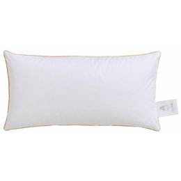 Daunenkissen Frau Holle "Frau Holle, Kissen made in Germany", wei&szlig;, B:40cm L:80cm, Bezug: 100% Baumwolle. F&uuml;llung: 100% G&auml;nsedaunen, Kopfkissen, Kopfkissen 40x80 cm, 80x80cm, weich
