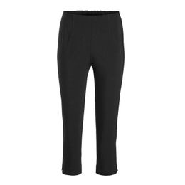 Schlupfhose GOLDNER "Kurzgr&ouml;&szlig;e Schlupfhose LOUISA mit Steppn&auml;hten", Damen, Gr. 26, K-Gr, schwarz, Obermaterial: 72% Viskose CV. 25% Polyamid PA. 3% Elasthan EL., normal, Hosen Schlupfhose, Superelastisch