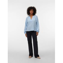 V&eacute;ro Moda Vero Moda Bluse in Hellblau - 32% | Gr&ouml;&szlig;e L | Damen-blusen