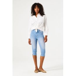 Garcia Jeans-Caprihose - Skinny fit - in Hellblau - 53% | Gr&ouml;&szlig;e W28 | Damenhosen