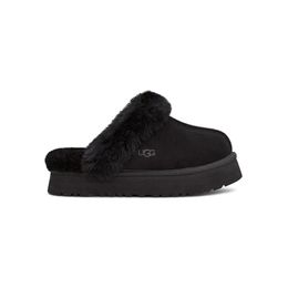UGG Australia UGG Lammfell-Hausschuhe "Disquette" in Schwarz - 45% | Gr&ouml;&szlig;e 36 | Damen-pantoletten