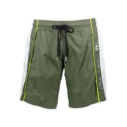 Plein Sport Badeshorts in Khaki - 73% | Gr&ouml;&szlig;e S | Herren-bademode-sport