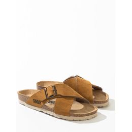 Sunbay Pantoletten "Iris" in Hellbraun - 65% | Gr&ouml;&szlig;e 37 | Damen-pantoletten