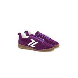Lloyd Leder-Sneakers in Lila/ Wei&szlig; - 46% | Gr&ouml;&szlig;e 39 | Damen-sneakers