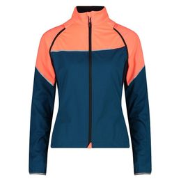 CMP 2in1-Softshelljacke in Dunkelblau/ Orange - 60% | Gr&ouml;&szlig;e 34 | Damen-outdoorjacken