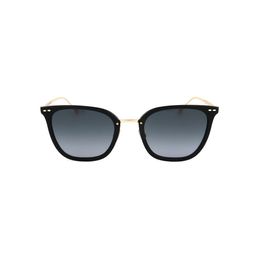 ISABEL MARANT &Eacute;TOILE Damen-Sonnenbrille in Schwarz-Gold/ Dunkelblau - 77% | Gr&ouml;&szlig;e 54 | Damen-brillen