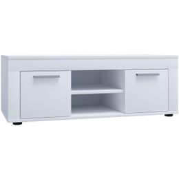 Wohnzimmertisch Vcm "Holz TV Lowboard M&ouml;bel Fernsehschrank Usilo L", wei&szlig;, B:102cm T:45cm, Regale, TV-Sideboard