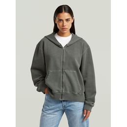 G-Star Raw G-Star Sweatjacke in Grau - 49% | Gr&ouml;&szlig;e L | Damen-sweatshirts-jacken