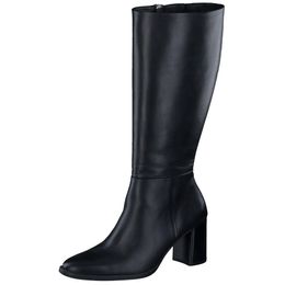 Stiefel Paul Green "Paul Green Stiefel Glattleder", Damen, Gr. 40,5, schwarz, Glattleder, Schuhe Stiefel