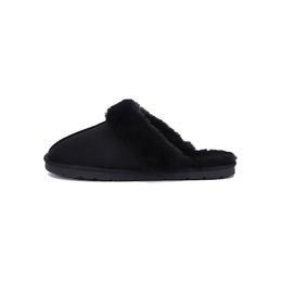 ISLAND BOOT Hausschuhe "Emesta" in Schwarz - 85% | Gr&ouml;&szlig;e 38 | Damen-pantoletten