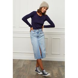 Soft Cashmere Pullover in Dunkelblau - 64% | Gr&ouml;&szlig;e 38/40 | Damen-pullover-cardigans