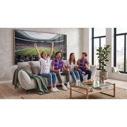 Big-Sofa exxpo - SOFA FASHION "Triton Mega Sofa,toller Sitzkomfort, Steppung im Sitz, Breite 311cm", beige, B:311cm H:95cm T:130cm, Sofas, Big-Sofa, inkl.10-teiliges Kissenset,gem&uuml;tliches Megasofa,viel Platz zum Relaxen
