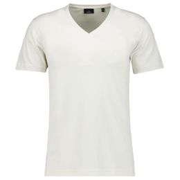 T-Shirt Ragman, Jungen, Gr. XXL, beige (ecru), Jersey, Baumwolle, regular fit, V-Ausschnitt, Shirts T-Shirt
