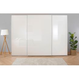 Kleiderschrank OTTO HOME "Mehrzweckschrank Aktenschrank M&ouml;bel Mietswohnung Schlafzimmer KOLUNA", wei&szlig; (alpinwei&szlig;, hochglanz wei&szlig;), B:315cm H:229cm T:62cm, Holzwerkstoff, Schr&auml;nke, Kleiderschrank, Breiten 203/271/315/360cm H&ouml;hen 210/229 Hochglanzfront MADE IN GERMANY