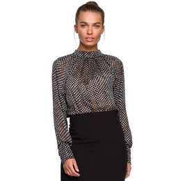 Stylove Bluse in Schwarz/ Bunt - 51% | Gr&ouml;&szlig;e L | Damen-blusen