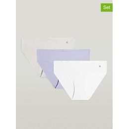 G-Star Raw G-Star 3er-Set: Slips in Wei&szlig;/ Flieder/ Creme - 51% | Gr&ouml;&szlig;e L | Damen-unterteile