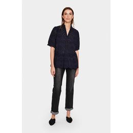 Saint Tropez Bluse "Geleksa" in Dunkelblau - 46% | Gr&ouml;&szlig;e XL | Damen-blusen