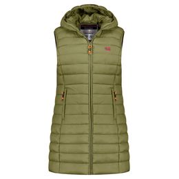Geographical Norway Steppweste "Vatikolor" in Gr&uuml;n - 75% | Gr&ouml;&szlig;e S | Damenjacken