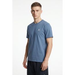 T-Shirt Converse "EMBROIDERED STAR CHEVRON TEE", Jungen, Gr. L, blau (lakeside blu), Single Jersey, Obermaterial: 100% Baumwolle, regular fit, Rundhals, normaler Saum, Shirts T-Shirt
