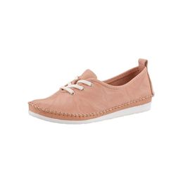Heine Leder-Schn&uuml;rschuhe in Rosa - 75% | Gr&ouml;&szlig;e 41 | Damen-schnuerschuhe