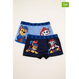 Disney Paw Patrol 2er-Set: Boxershorts "Paw Patrol" in Schwarz/ Blau - 66% | Gr&ouml;&szlig;e 110/116 | Kinder-waesche