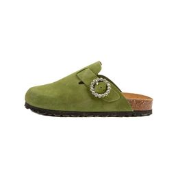 billowy Leder-Clogs in Gr&uuml;n - 56% | Gr&ouml;&szlig;e 36 | Damen-pantoletten