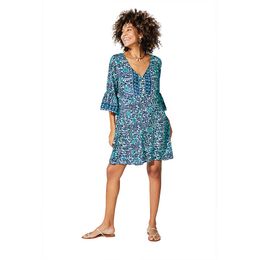 Aller Simplement Kleid in T&uuml;rkis/ Blau - 58% | Gr&ouml;&szlig;e 34-40 | Damen-kleider
