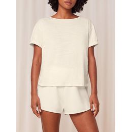 Triumph Pyjama-Oberteil in Creme - 53% | Gr&ouml;&szlig;e L | Damen-loungewear
