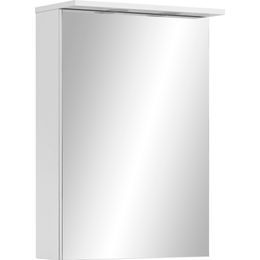 Spiegelschrank Schildmeyer "Sarah", wei&szlig;, B:50,4cm H:72,3cm T:23,7cm, FSC-zertifizierter Holzwerkstoff, Schr&auml;nke, Spiegelschrank, Solide Verarbeitung - Dieses Produkt ist in Deutschland gefertigt