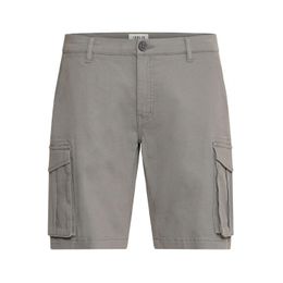 !Solid Cargoshorts SOLID "Cargoshorts SDKarim", Herren, Gr. L, N-Gr, grau (pewter), Obermaterial: 99% Baumwolle CO. 1% Elasthan EL., Hosen