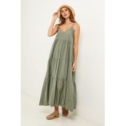 Fleur de Lin Kleid in Gr&uuml;n - 63% | Gr&ouml;&szlig;e M | Damen-kleider