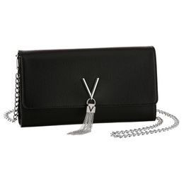 Valentino Handbags Clutch VALENTINO BAGS "Divina", Damen, Gr. B/H/T: 27cm x 12cm x 5cm, schwarz, Lederimitat, Polyurethan (PU), Taschen, Handtasche Damen Tasche Damen Schultertasche Kettentasche