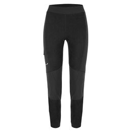 Salewa Funktionsleggings "Alpine Hemp" in Schwarz - 53% | Gr&ouml;&szlig;e 42 | Damen-sporthosen