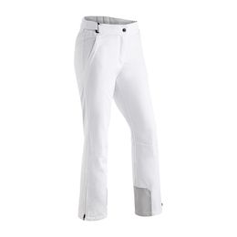 Maier Sports Ski-/ Snowboardhose "Steffi" in Wei&szlig; - 42% | Gr&ouml;&szlig;e 40 | Damen-sporthosen