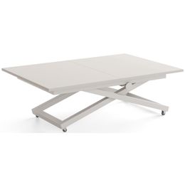 COUCHTISCH Axen h&ouml;henverstellbar ausziehbar, Kaschmir 120-160/80/38-75 cm